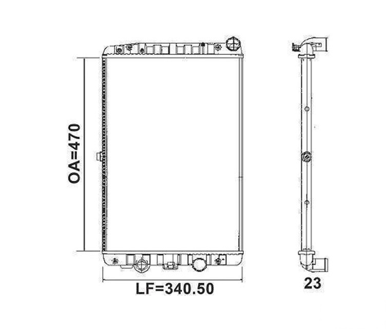 Nova Radcamp | RADIADOR GOL/PARATI/SAVEIRO 1 BOCAL S/AR G2,G3,G4 ORIGINAL